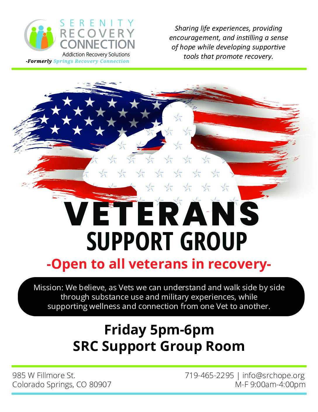 Calendar - Serenity Recovery Connection